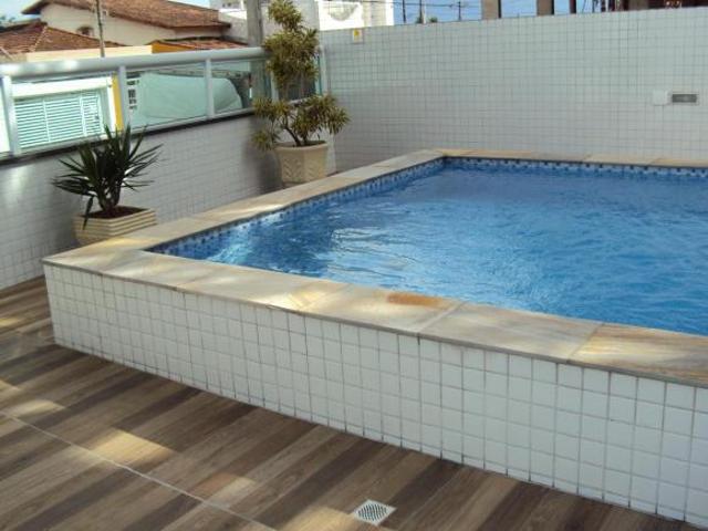 Apto 2 Quartos, sendo 1 suite com varanda e mobiliado, Aviação Praia Grande
