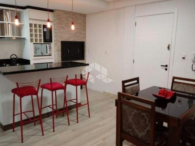 Apto 2D sendo 1 suíte mobiliado e decorado com vaga