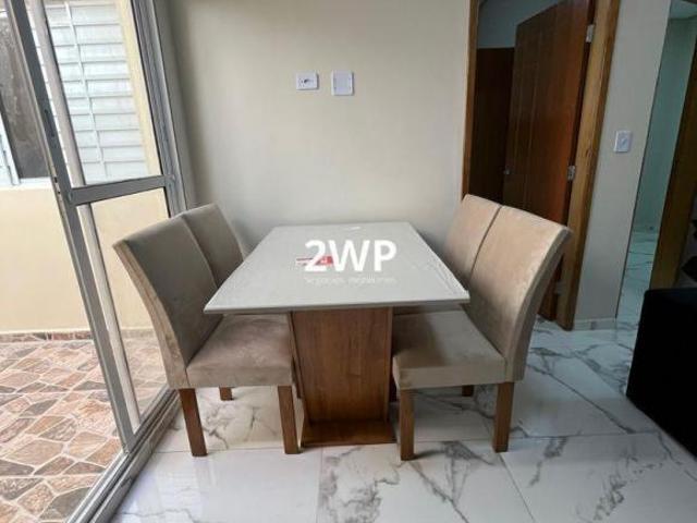 Apto 34 m2 Vila Tibiriçá, Santo André/SP à Venda Sem Vaga de Garagem