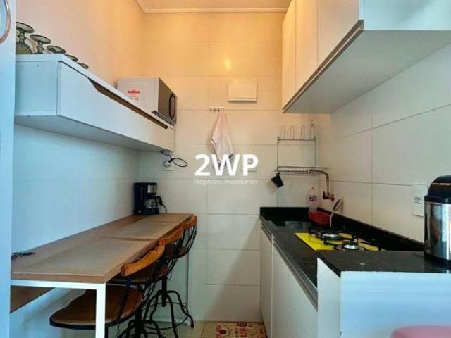 Apto 30 m2 Itararé, São Vicente/SP à Venda Vista para o Mar