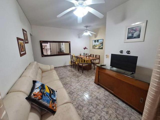 Apto 3 dorms sacada, 1 vaga, 200mts praia Enseada