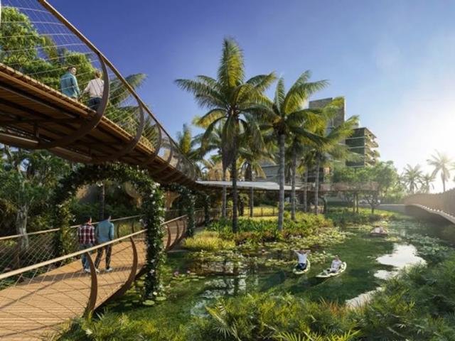 Apto 3 suítes pé na areia ponto de campina