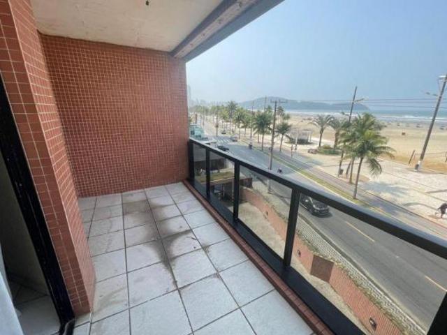 Apto 3 Quartos 1 suite, sacada, vista mar, 2 vagas Guilhermina, Praia Grande