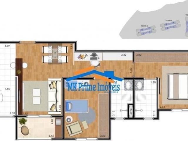 Apto 68m² 3 Quartos Suíte no Vitta Clube Financ Direto com a Construtora