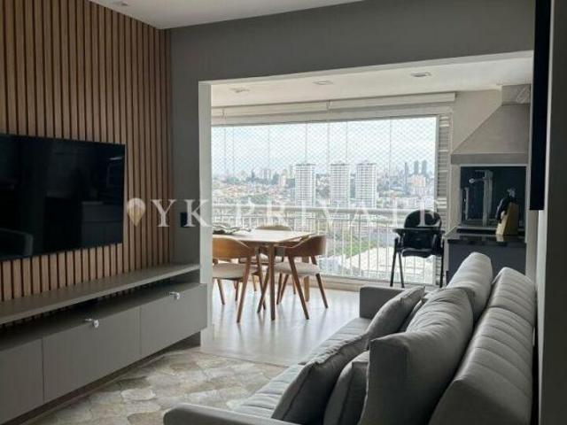 Apto 76m²  2 Dormitórios.  1 suítes  2 banheiros  2 vagas  sacada gourmet
