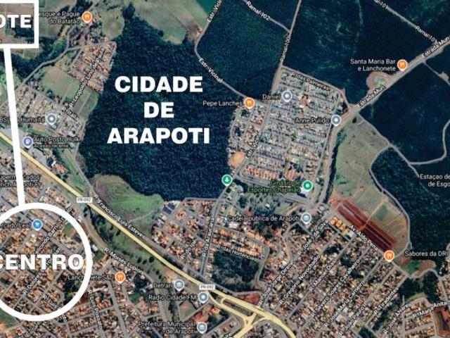 ARAPOTI/Terreno registrado/Próx. centro/Linda cidade/Use carro e proposta 49.000
