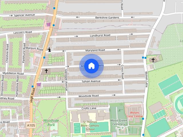 Arcadian Gardens, Wood Green London N22