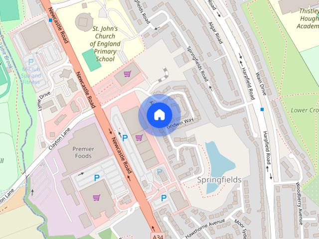 Archers Walk, Trent Vale, Stoke On Trent, Staffordshire, ST4