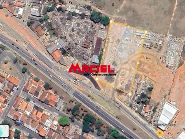 Area na região central de Sao jose dos campos
