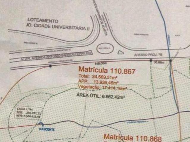 Área no Jardim Cidade Universitária 2