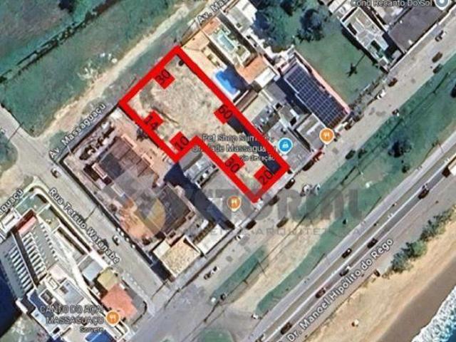 Área à venda, 1500 m² por R$ 3.300.000 Orla do Massaguaçu Caraguatatuba/SP