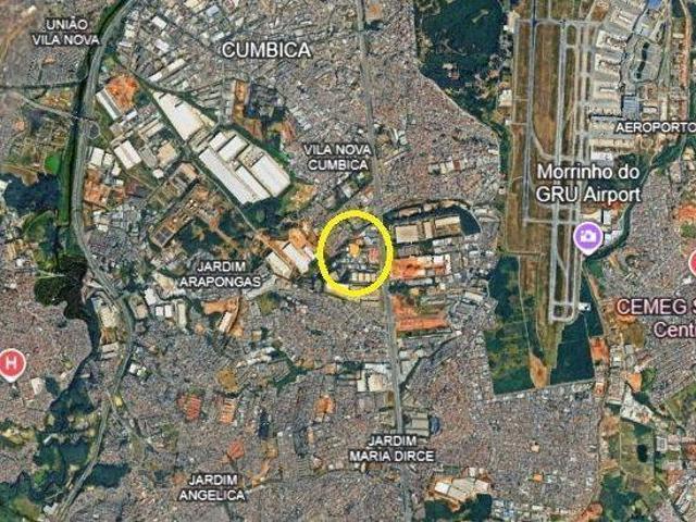 Área à venda, 2700 m² Zoneamento ZAE 2 Cumbica Guarulhos/SP
