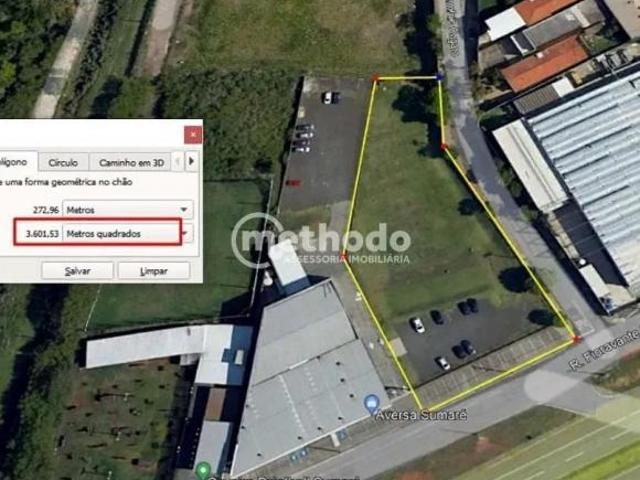 Área à venda, 3547 m² Chácara Monte Alegre Sumaré/SP