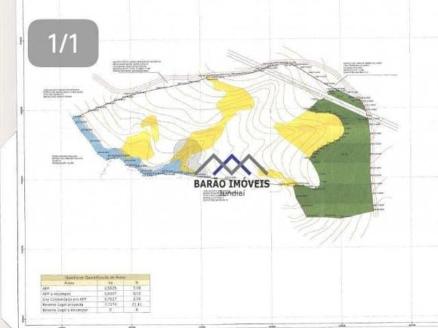 Área à venda, 366 m² por R$ 6.000.000,00 Rio Abaixo Jarinu/SP