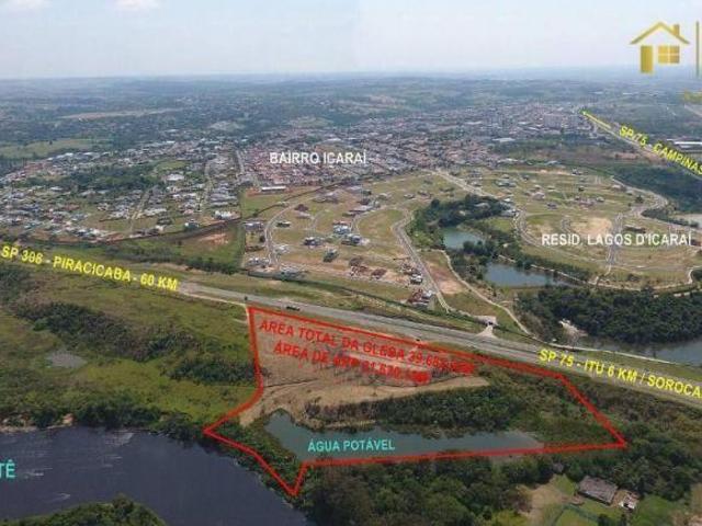 Área à venda, 39688 m² por R$ 4.751.120,00 Ajudante Salto/SP