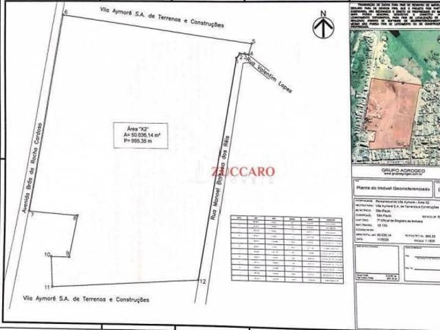 Área à venda, 4212140 m² por R$ 100.000.000,00 Vila Aimoré São Paulo/SP
