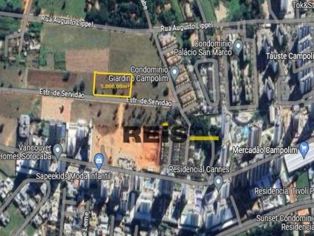 Área à venda, 5000 m² por R$ 12.500.000,00 Parque Campolim Sorocaba/SP