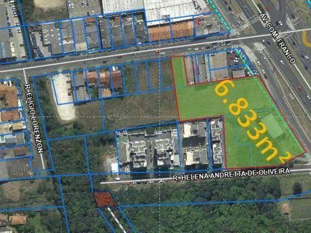 Área à venda, 6833 m² por R$ 12.600.000,00 Uberaba Curitiba/PR