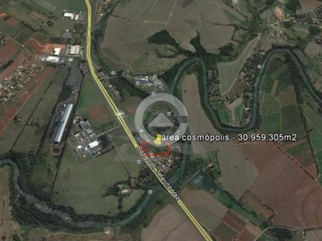 Área à venda em Cosmópolis, Chácara Recreio Jaguari, com 30959 m²