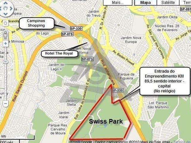 Área à venda em Campinas, Swiss Park, com 85865 m²