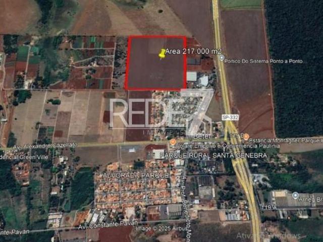 AREA à venda em localização privilegiada em Paulínia SP, no bairro Betel: 217000m²