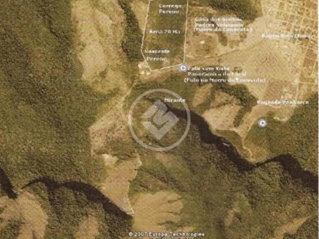 Área com 19 hectares com nascente da Água Cristalina e córrego perene