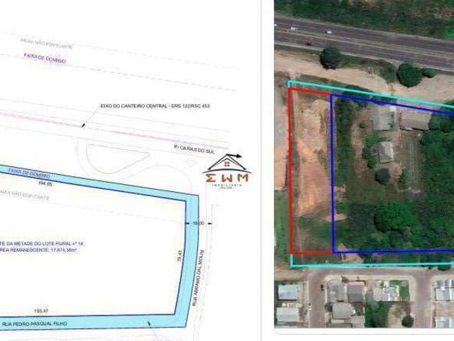 AREA DE TERRA COM FRENTE A RS 122