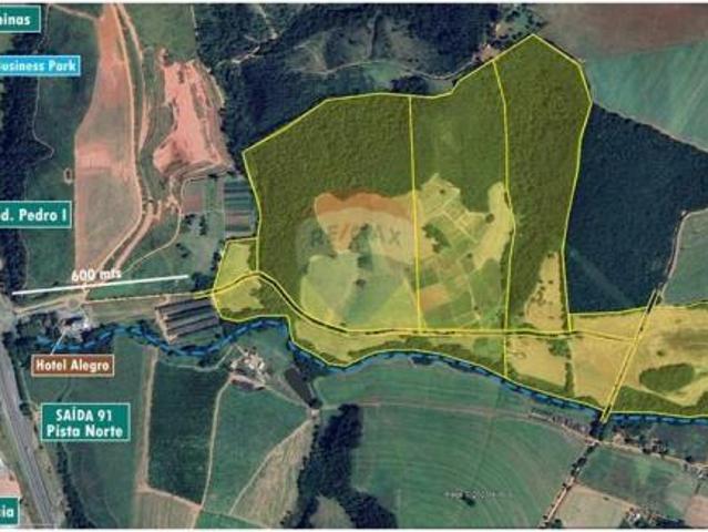 Área em Jarinu SP. com 980.548 m² a 600 mts da Rod. D. Pedro I Km 91