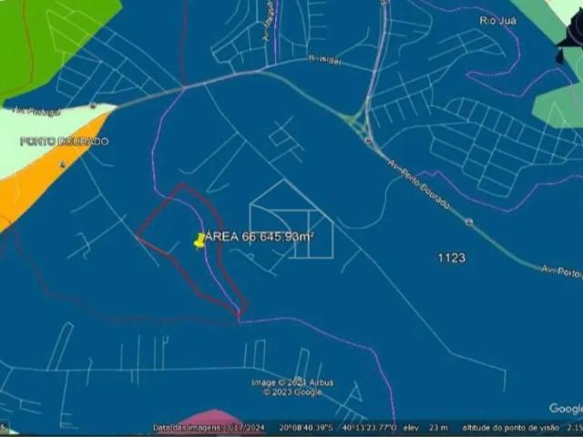 Área em porto dourado na serra 66.645m2