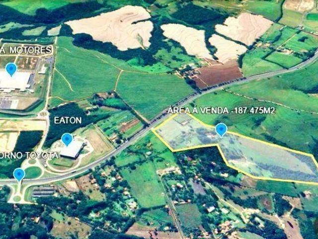 Área Industrial 187 mil metros Frente Rodovia em Porto Feliz
