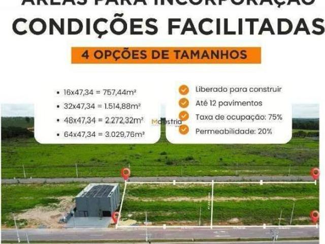 Área para incorporação de 757,44 m² a 3.029,76 m² em Sorriso/MT Veneza — Venda