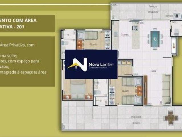 Área privativa 125m², 3 quartos suíte e 2 vagas à venda no Vila Paris