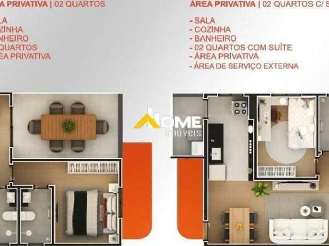 Área privativa à venda, 2 quartos, 1 vaga, Brasil Industrial Belo Horizonte/MG