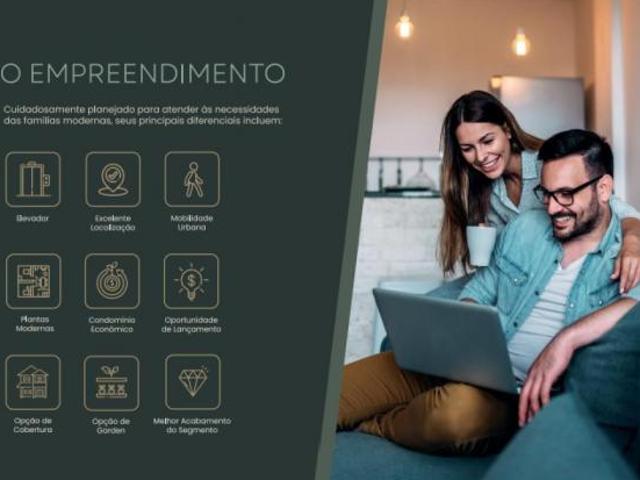 Área Privativa / Garden com 2 quartos à venda em Belo Horizonte, no bairro Minaslândia