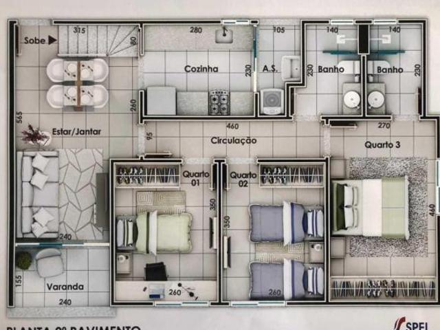 Área Privativa / Garden com 3 quartos à venda em Belo Horizonte, no bairro Jardim América