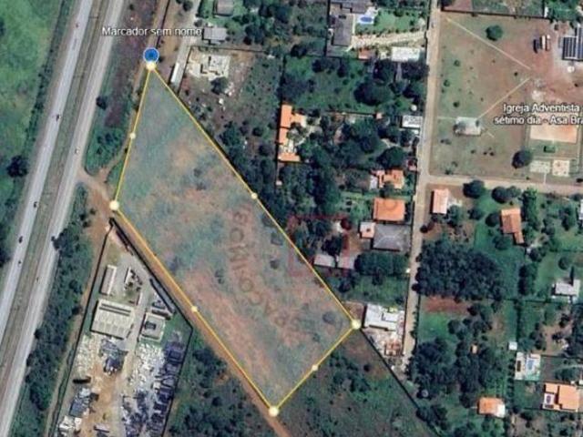 AREA TERRENO 20MIL METROS ESCRITURADA NA BR 060 AO LADO DO RES ASA BRANCA