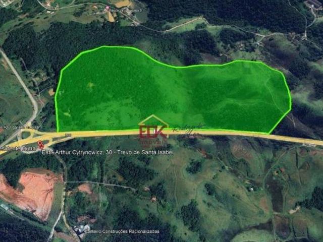 Área Trevo de Santa Isabel SP 224.000m2 excelente Área Industrial!