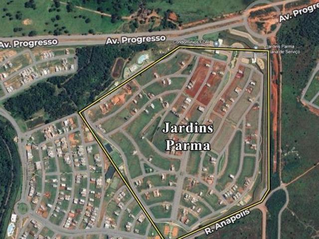 Área 279m² no Condomínio Jardins — Jardins Parma/Senador Canedo | Lazer completo