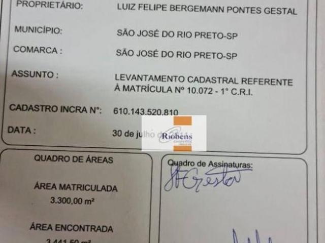 ÁREA 3.441 AO FRENTE BOSQUE LD DR BR153 PARCERIA