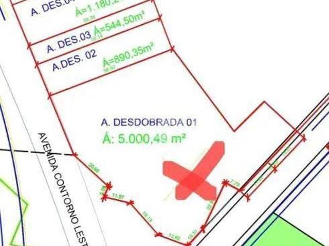 Área 5.000m² Escriturada à Venda – Contorno Leste