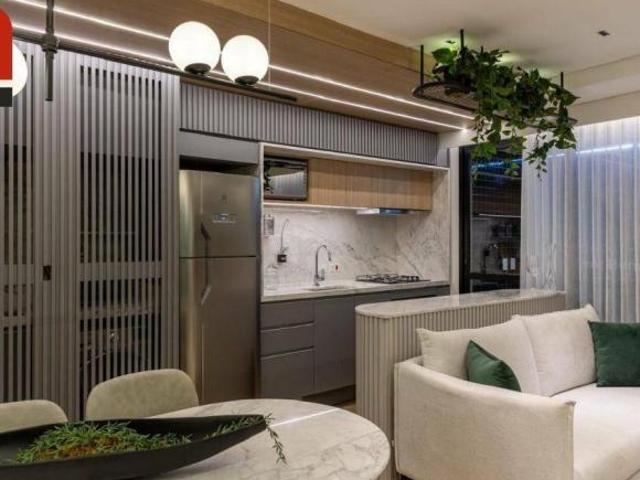 Ares Juvevê Apto 56m² 2 quartos, sacada gourmet e 1 vaga