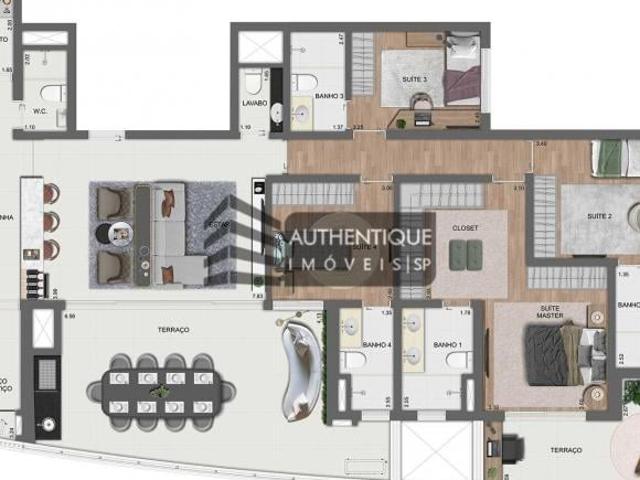 Arkadio Ez By Ott Brooklin Apartamento à venda em São Paulo/SP