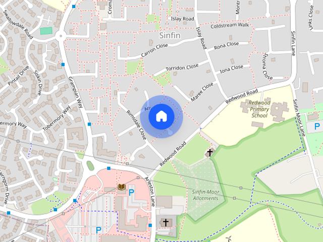 Arran Close, Sinfin