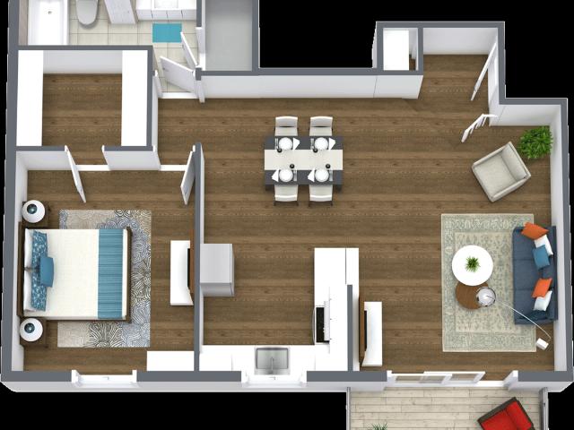 Arrowhead Apartments 1 Bedroom Apartment for Rent at 1950 N Cambridge Ct, Palatine, IL 60074