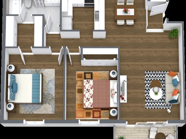 Arrowhead Apartments 1 Bedroom Apartment for Rent at 1950 N Cambridge Ct, Palatine, IL 60074