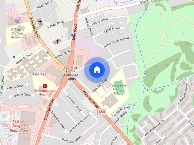 Arthur Brocklehurst Way, Stoke On Trent, ST1