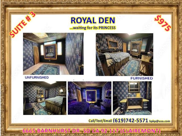 Artsy Suite 'Royal Den' Females Household