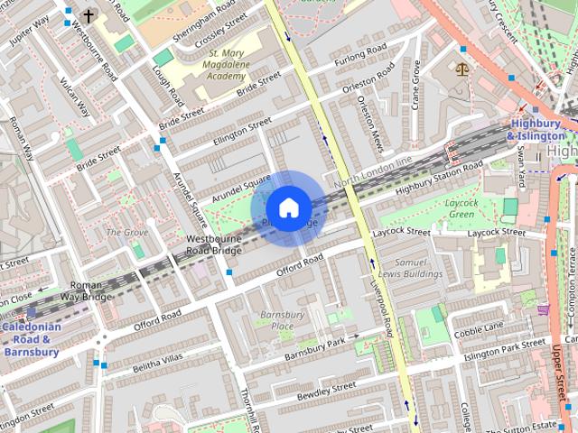 Arundel Square, Islington, London, N7