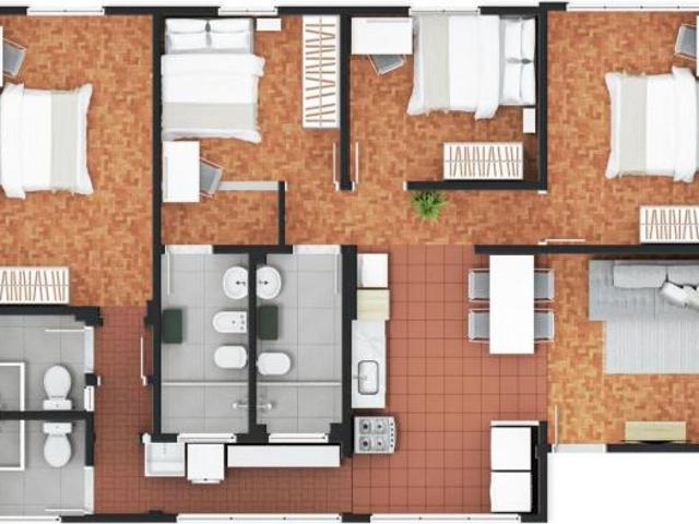 Versátil apartamento para venda em Bela Vista com 4 quartos, sendo 2 suítes, 100m² remaxfront#60VE