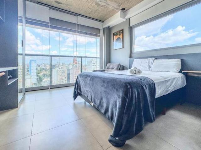 Versátil apartamento para venda em Jardim Paulista com 1 quarto, 25m²